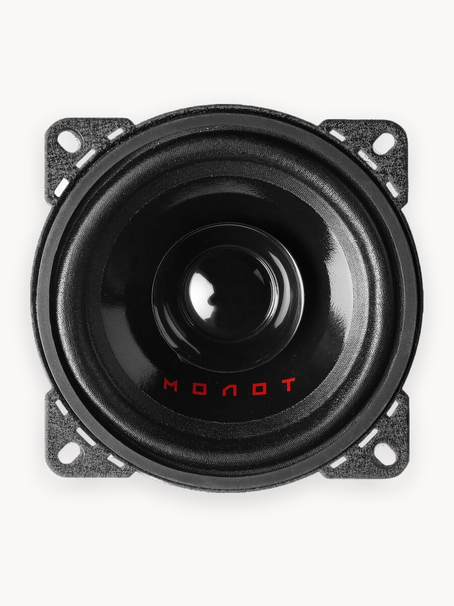 Акустическая система Урал АС-М100 Молот, эстрадная, широкополосная, чёрная, 4 дюйма