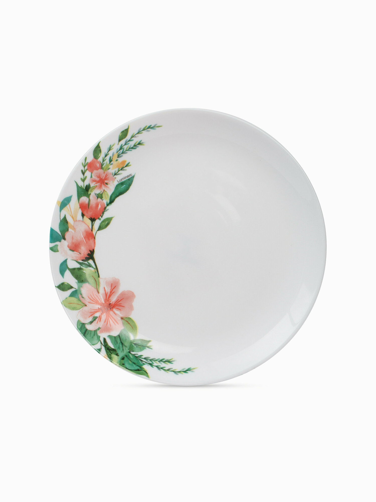 Тарелка десертная "дивали НЕО фрида" LUMINARC, 21см, стекло, цвет белый/цветы