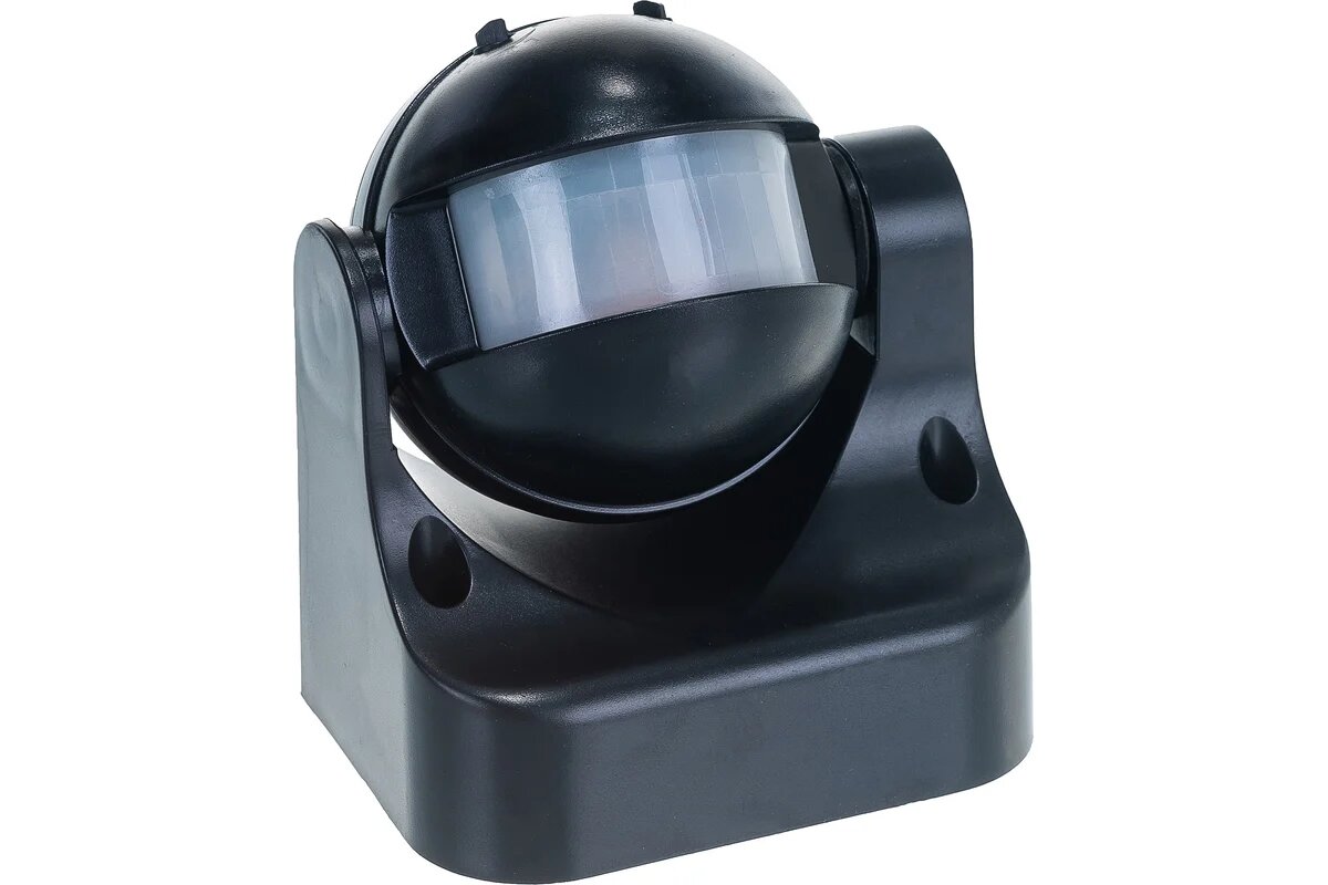 Датчик движения IEK ДД009 1100Вт 180 град. настенно-потолочный IP44 черный