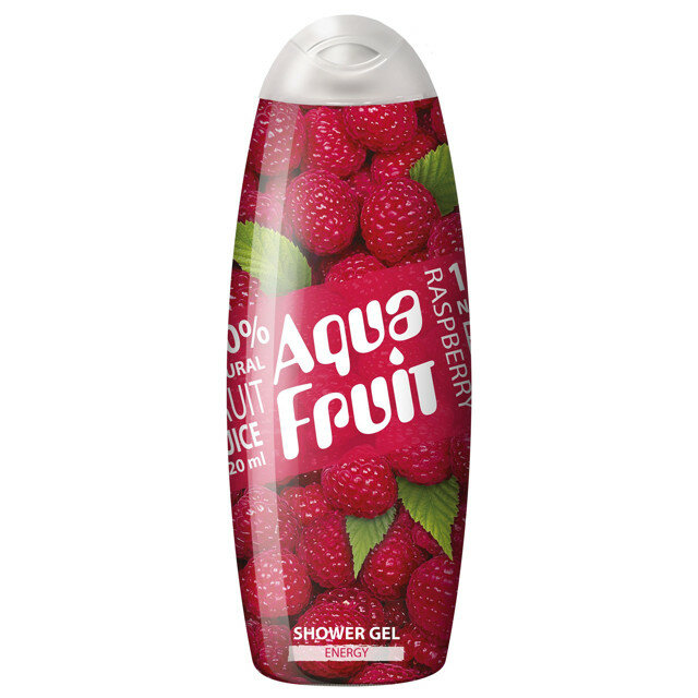 AQUA FRUIT Energy гель для душа 420 мл освежающий фруктовый аромат и бодрящий эффект