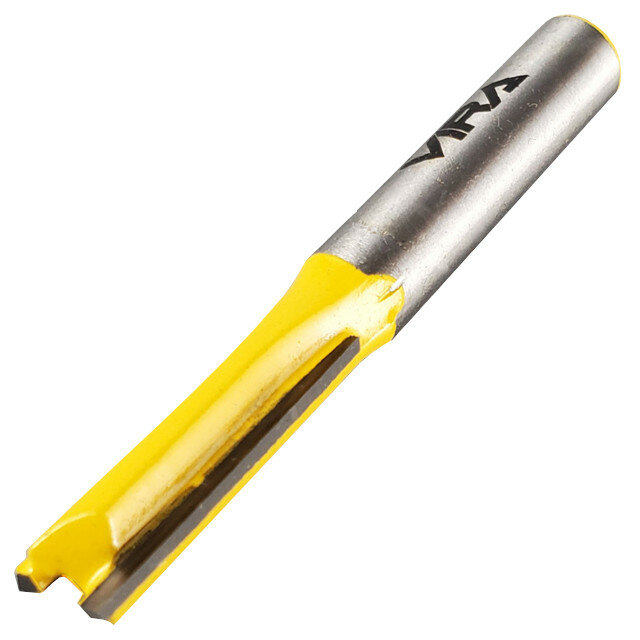 VIRA пазовая прямая фреза по дереву 8x25,4 мм для точного реза пазов в древесине