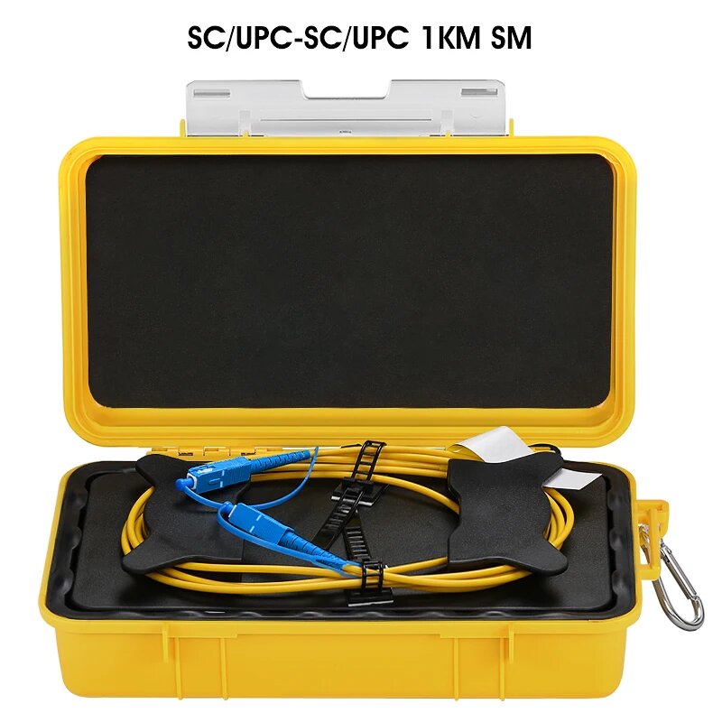 Оптический кабель 1KM SC/UPC-SC/UPC, желтый