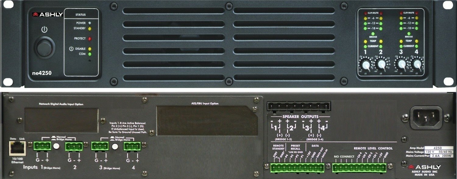 Цифровой матричный процессор Ashly ne4250.10pe