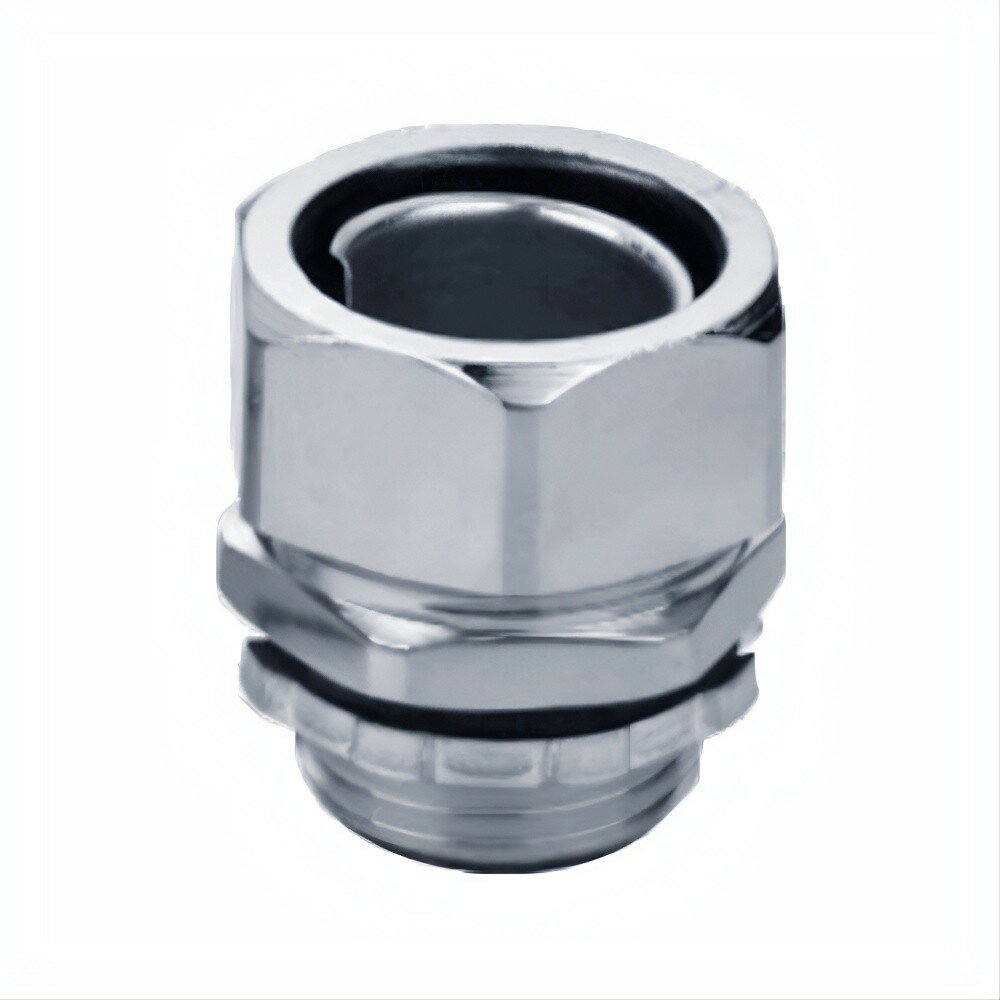 Муфта для металлорукава прямая металлическая ZJHK WNC-PG16/D15 (09000000613) - 10 штук в упаковке.