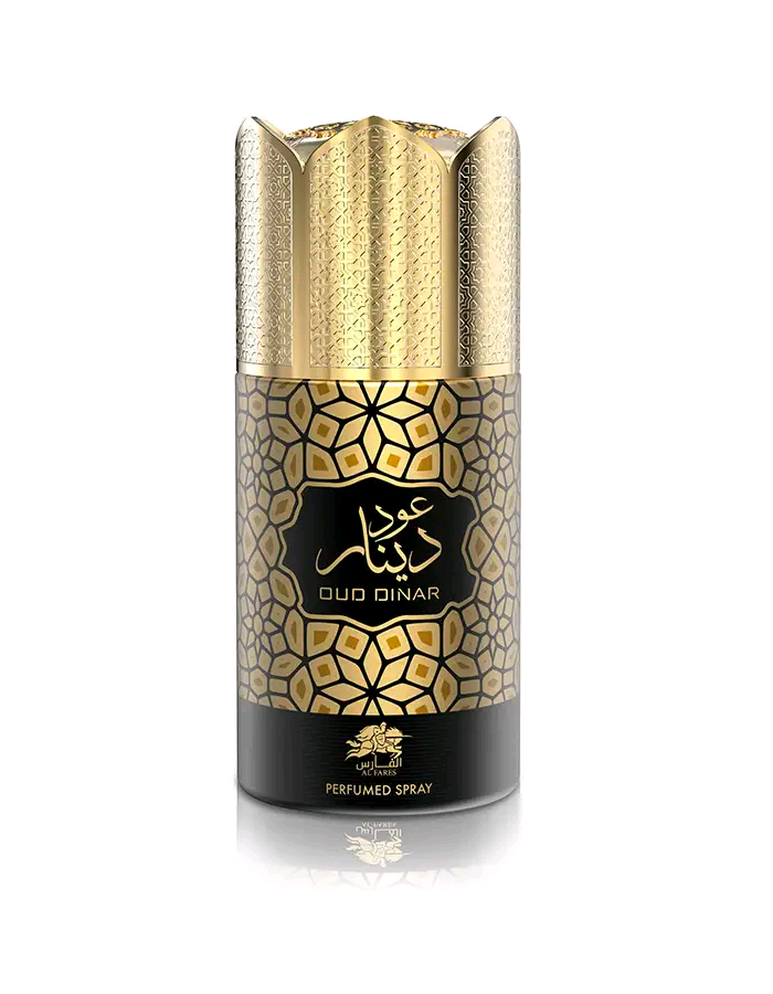 Al Fares unisex Oud Dinar Парфюмированный дезодорант 250 мл.