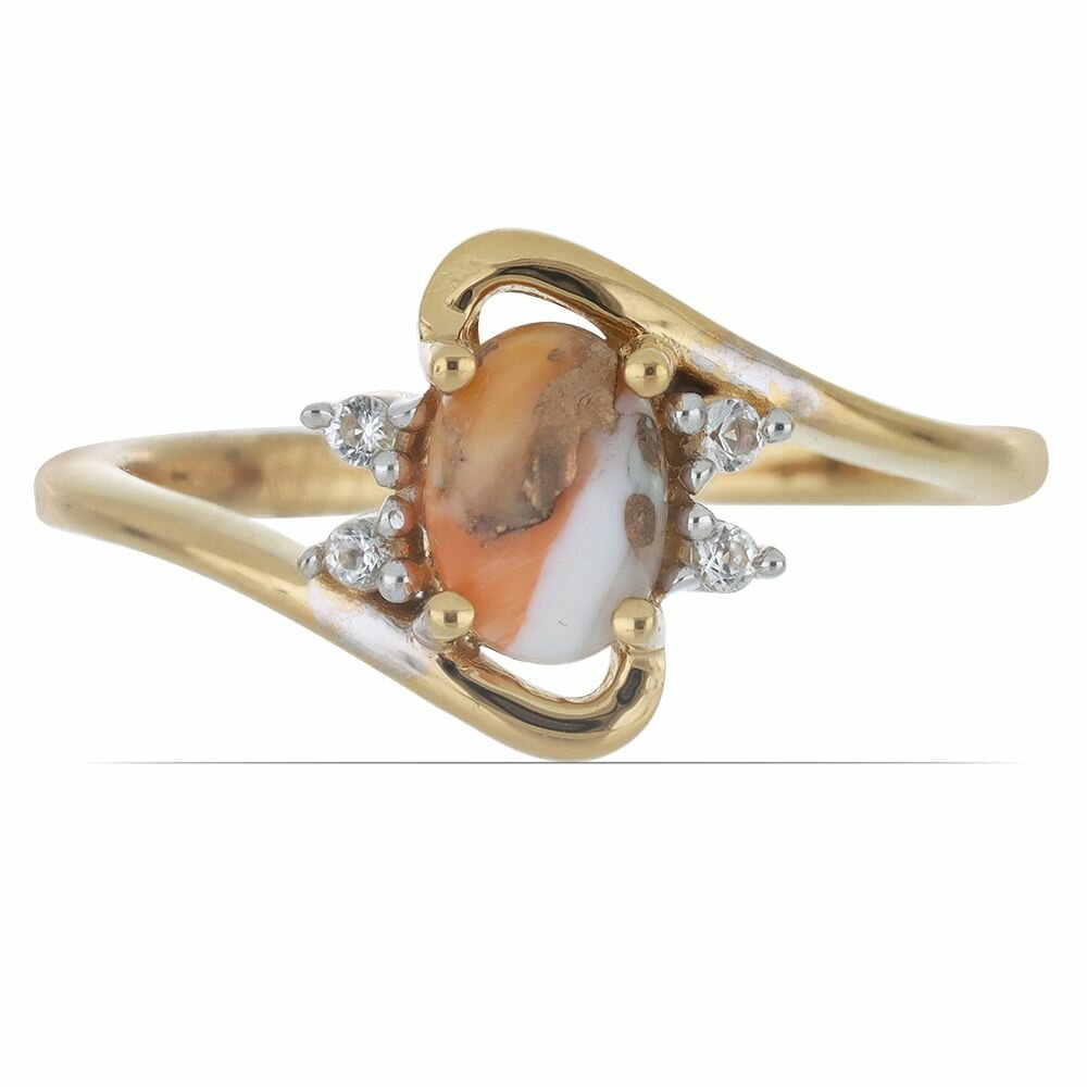 Кольцо тонкое, серебро, 925 проба, бирюза, топаз