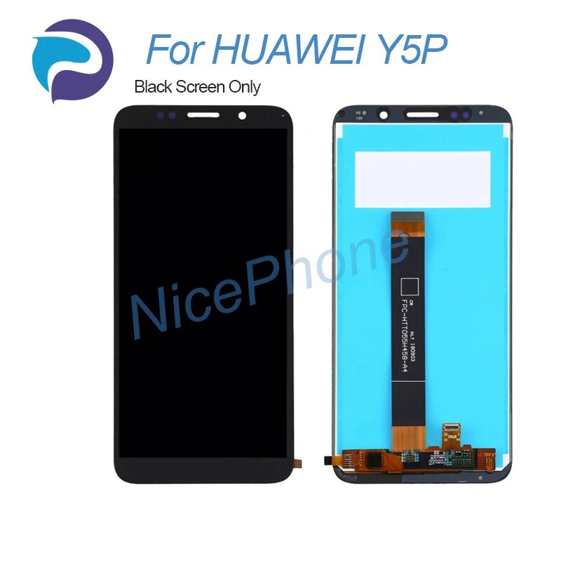 Для HUAWEI Y5P ЖК-экран 5,45 дюйма DRA-LX9 для HUAWEI Y5P 2020, сменный ЖК-экран в сборе Black Screen Only