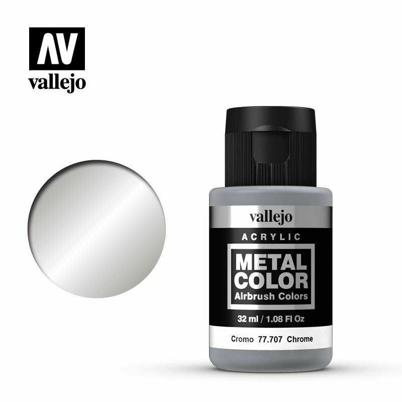 Краска Vallejo серии Metal Color - Chrome, металлик (32 мл)