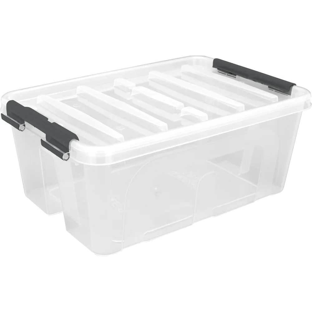 Контейнер универсальный с крышкой 260x175x100мм 3,3л Архимед Р1207, из высококачественного, хранения одежды