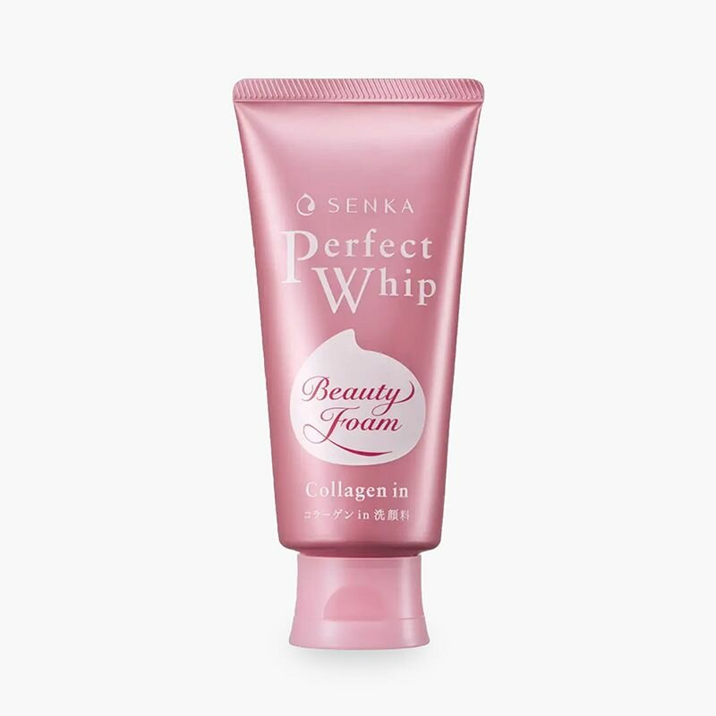FINETODAY Увлажняющая пенка для умывания с коллагеном Senka Perfect Whip Collagen in, туба 120 г
