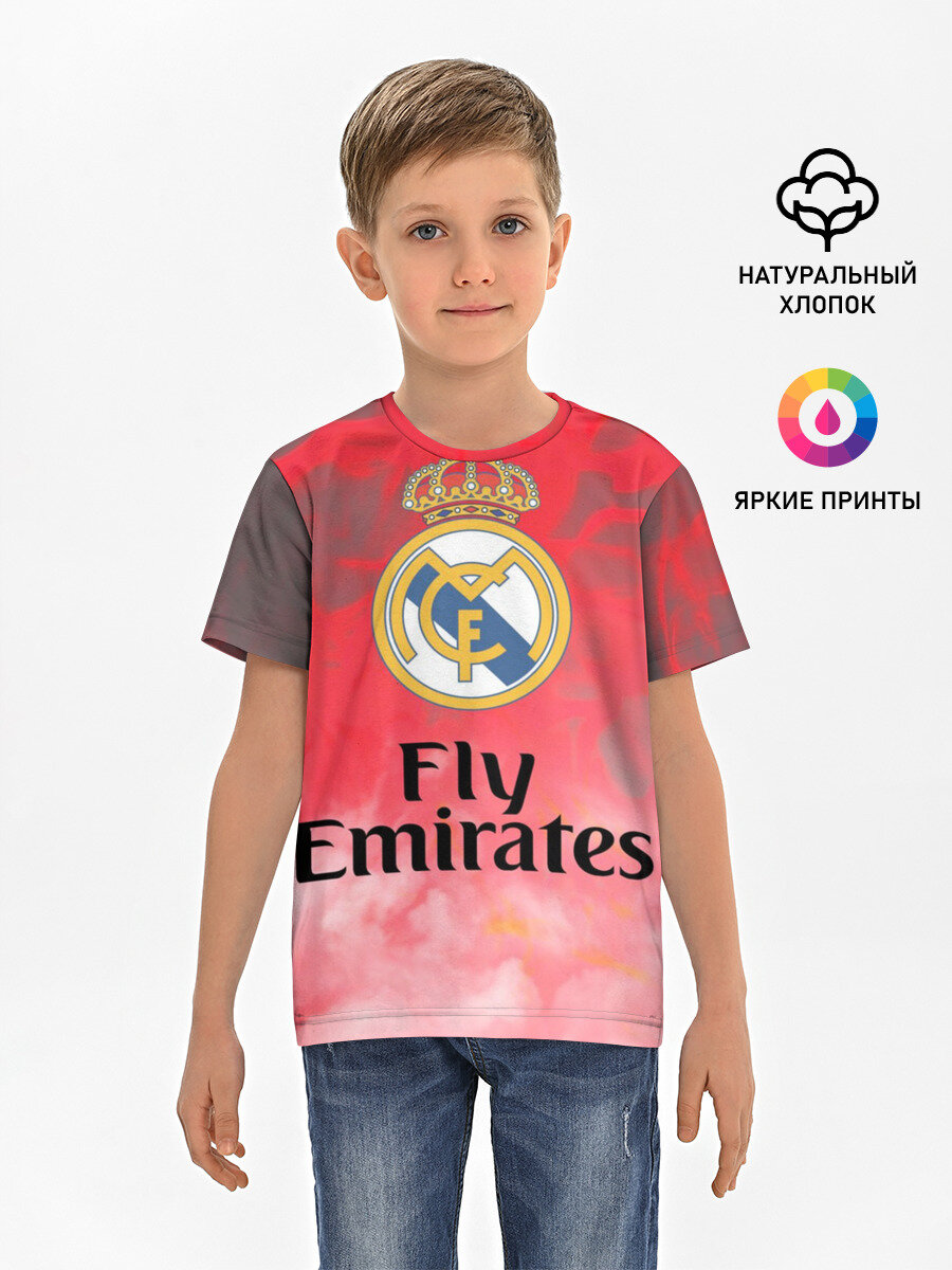 Футболка хлопковая детская Реал Мадрид