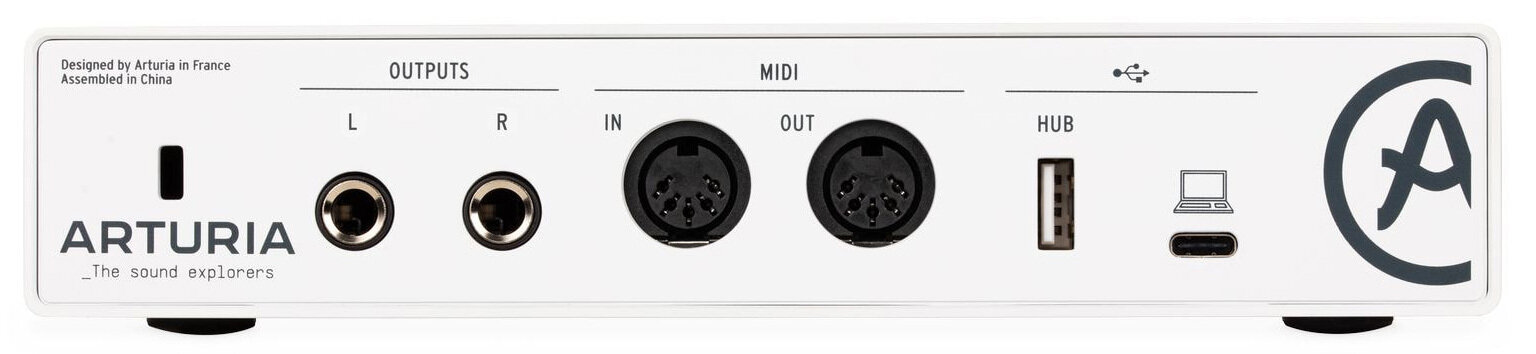 Аудиоинтерфейс ARTURIA MiniFuse 2 White — фото 1