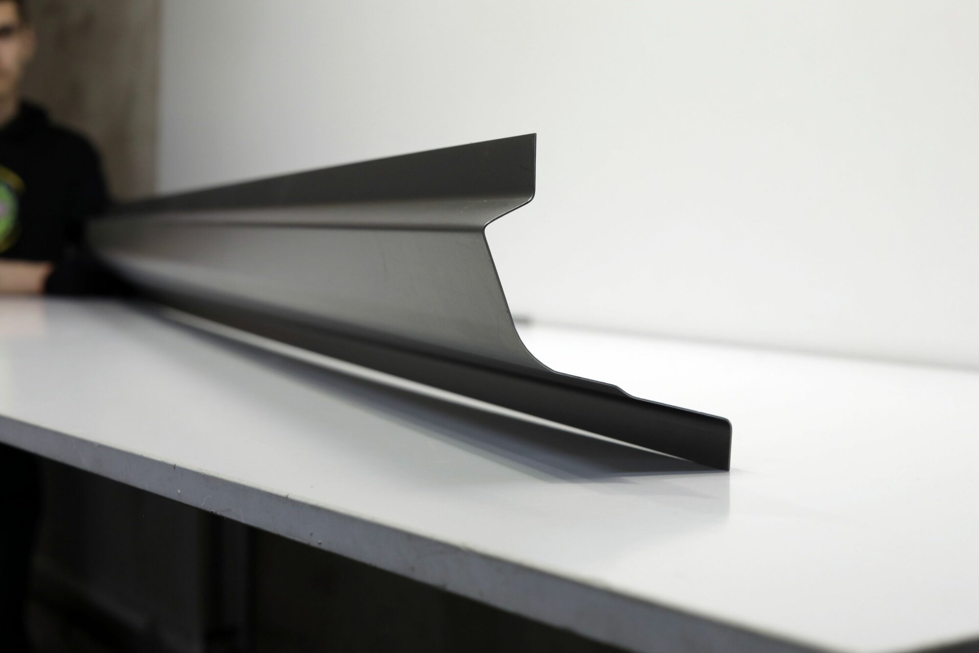 Порог кузовной правый + усилитель для Nissan Maxima A33 (Ниссан Максима А33), холоднокатаная сталь 1 мм