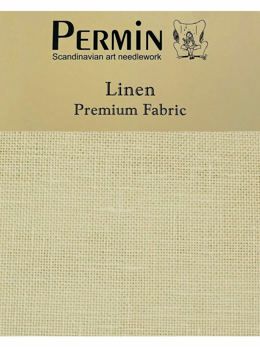 Канва Permin Linen 28 ct. (70x50 см, цвет 353) 100% лен