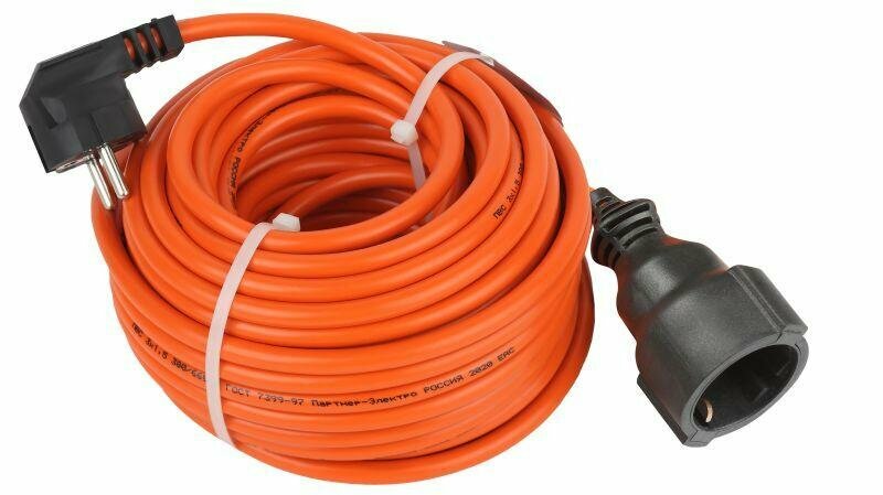 Удлинитель-шнур 1х20м с заземл. 16А IP20 UPx-1e-3х1.5-20m ПВС 3х1.5 (бухта) Эра Б0046816