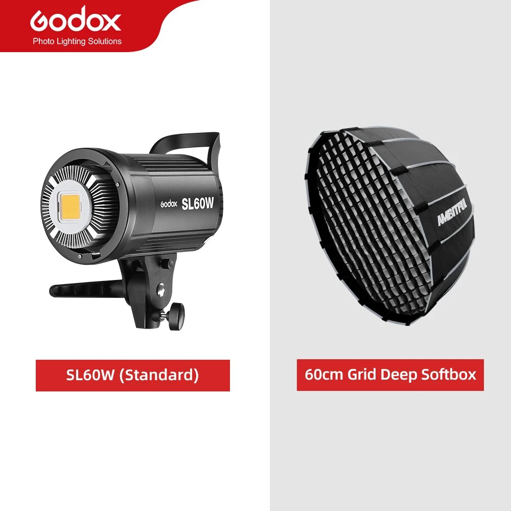 Godox SL-60W Kit 3 видеосвет