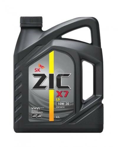 Масло моторное zic 10w-30 x7 ls синт 4л новое Zic 162649