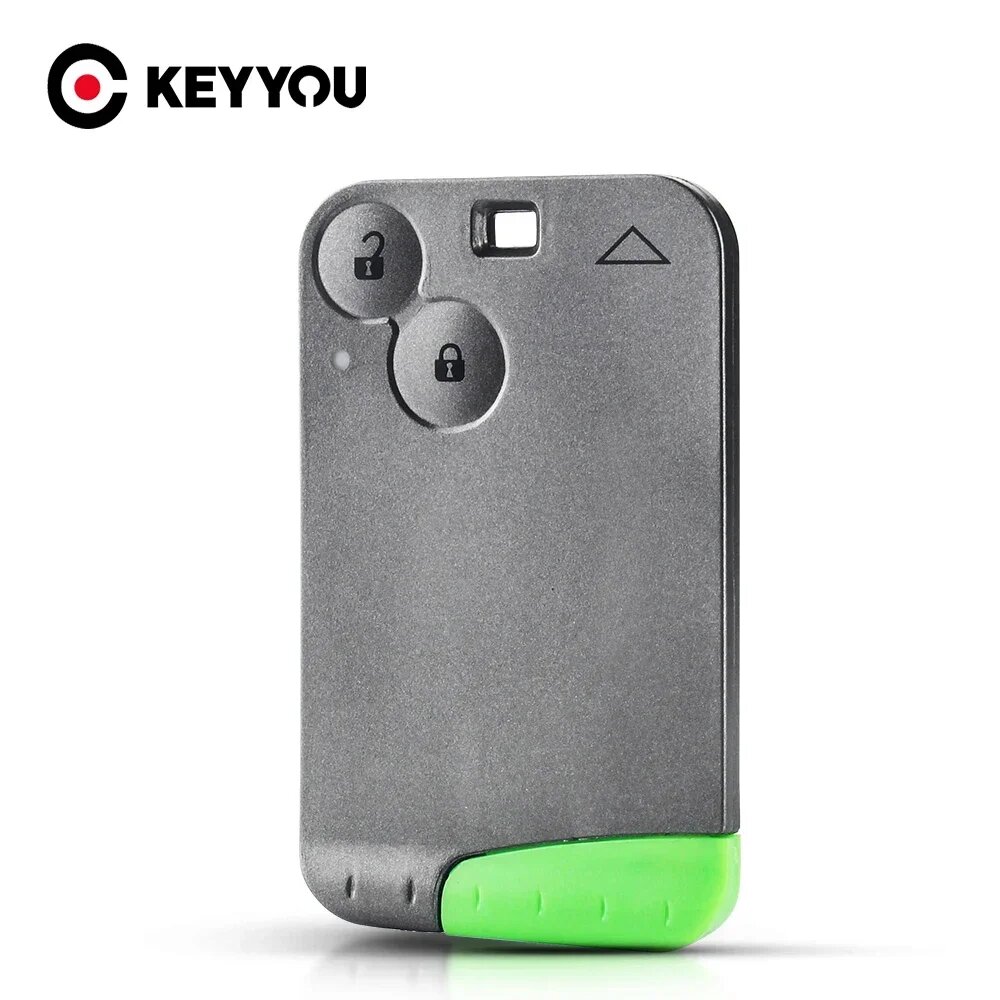 KEYYOU 2-кнопочный дистанционный ключ от автомобиля для Renault Laguna Espace Velsatis 2001-2006, автобрелок для смарт-карт, корпус ключа входа без ключа