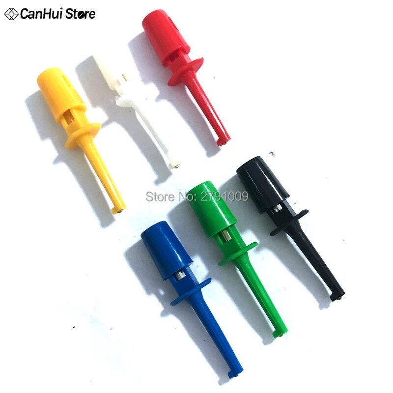 Тестовые зажимы с крючком 12 шт.