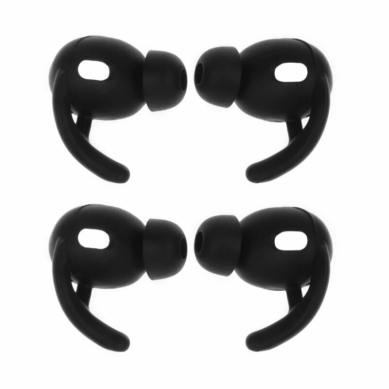 Силиконовые амбушюры для Airpods 3, 2 пары Black