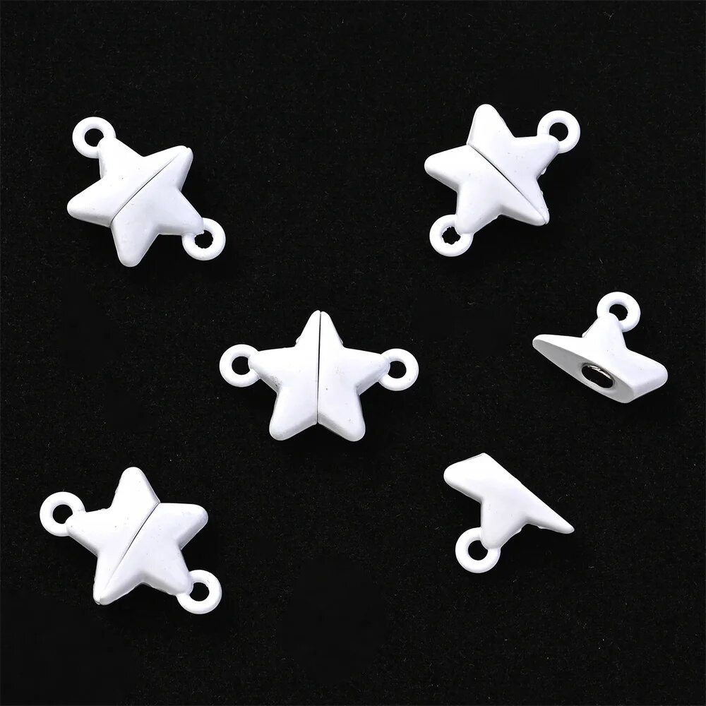 Магнитные застежки звезды 5 пар 12