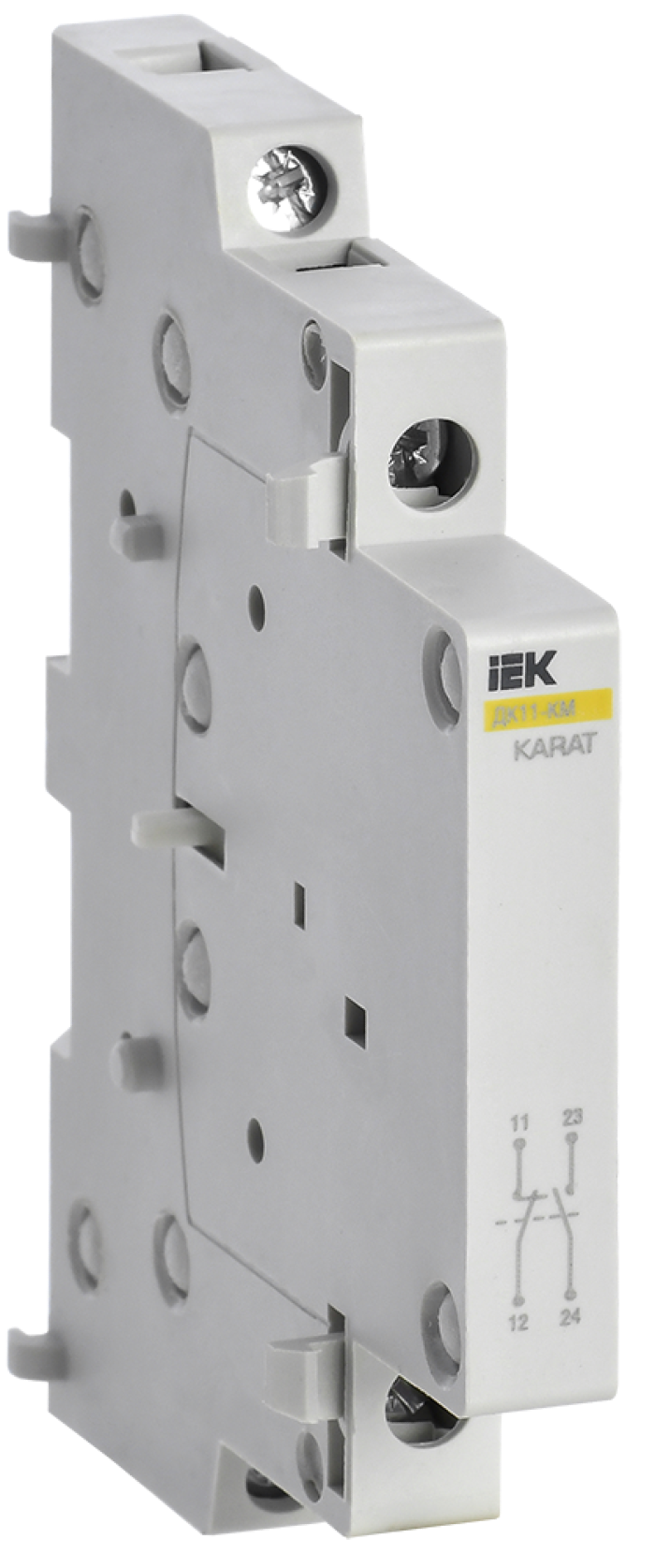 Дополнительный контакт IEK / ИЕК Karat ДК11-КМ, 1НО+1НЗ, 230В IP20 / электрика