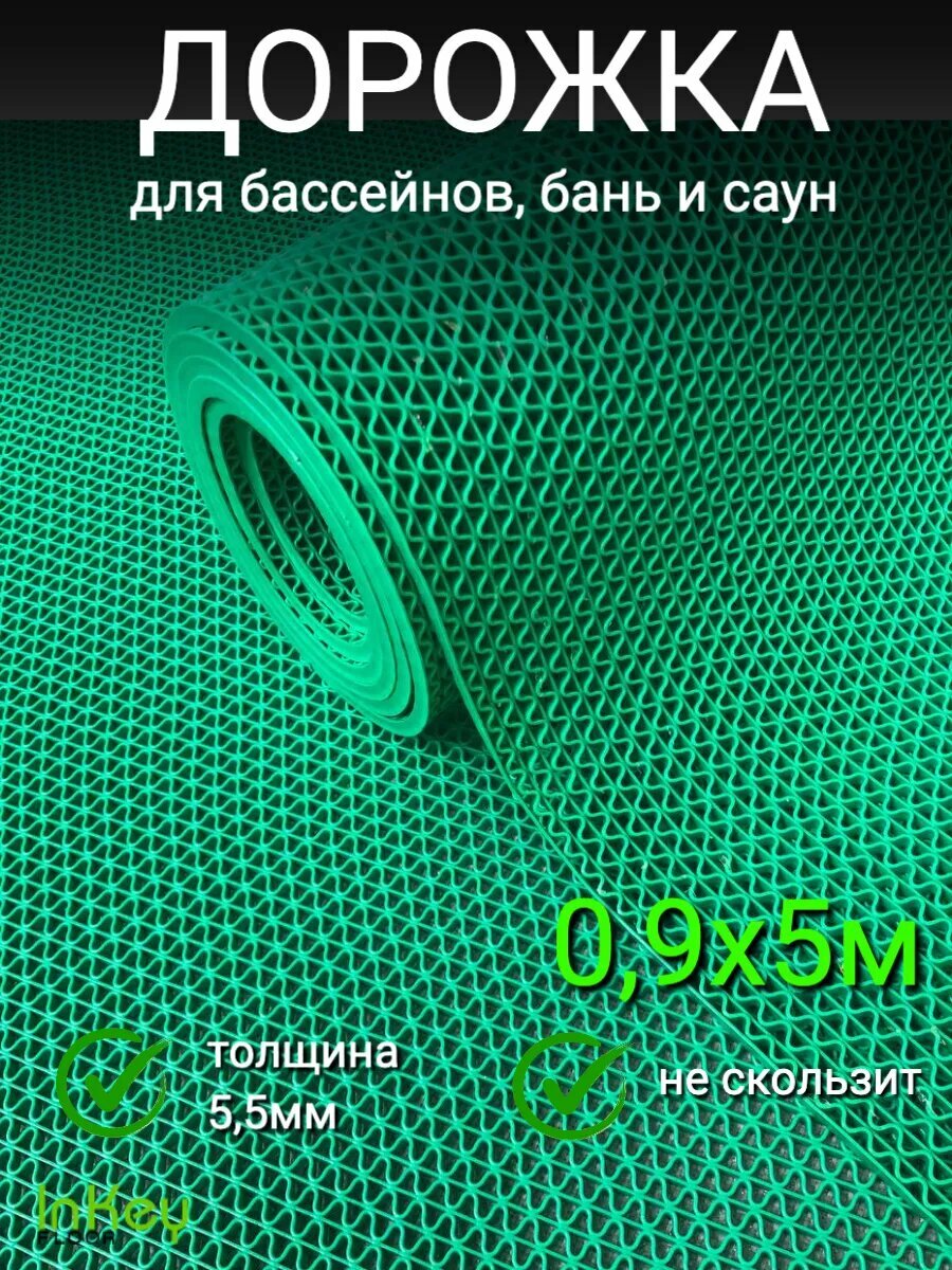 Противоскользящий коврик для бань, бассейна и душевых