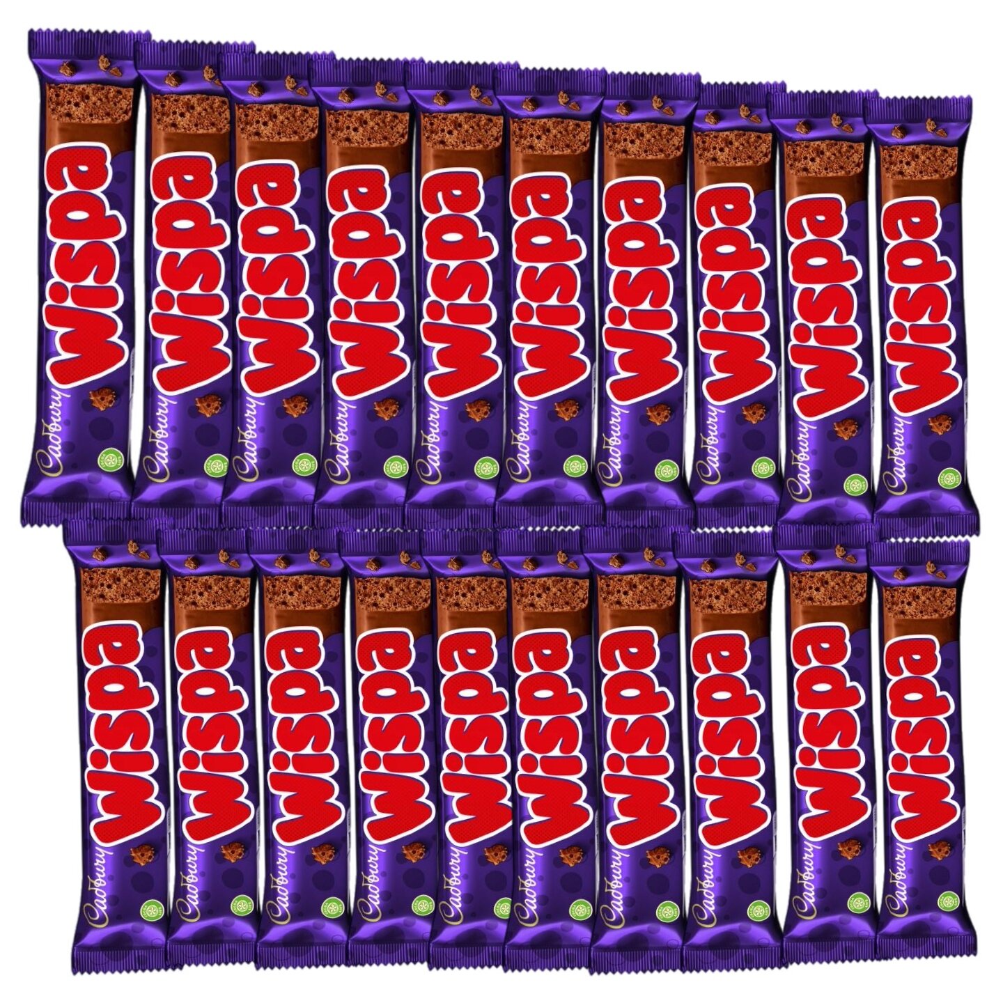 Шоколадный батончик Cadbury Wispa / Виспа воздушный пористый, 20шт х 36г (США)