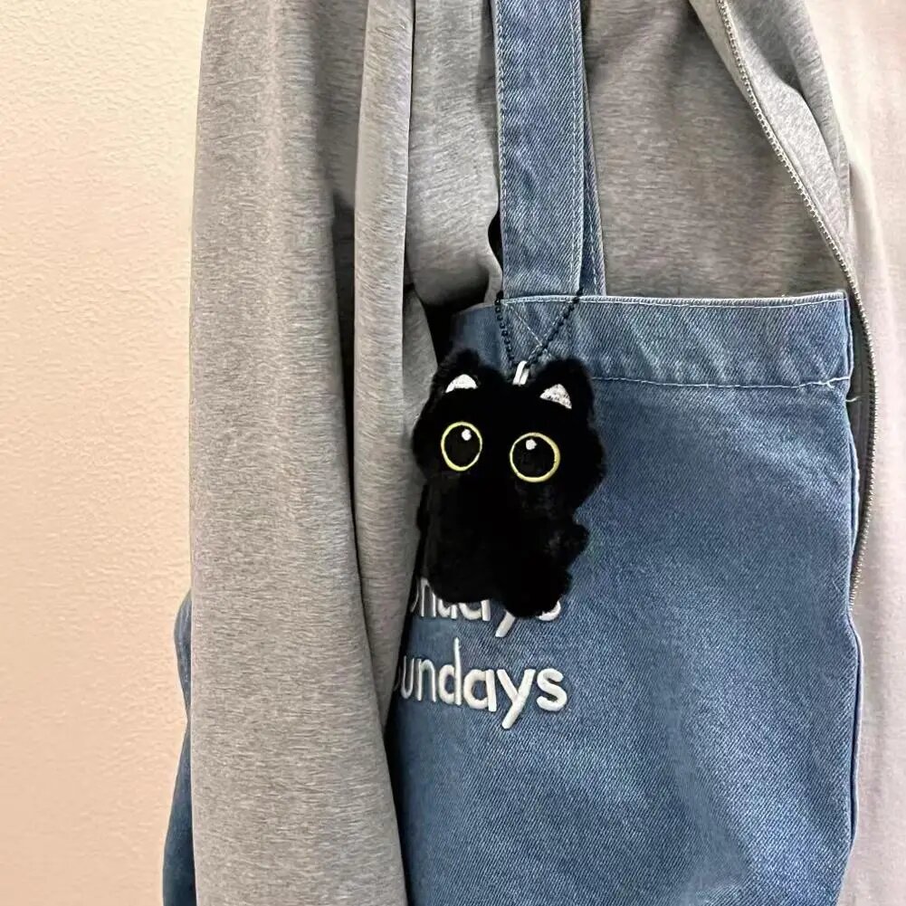 Мягкая игрушка черный кот