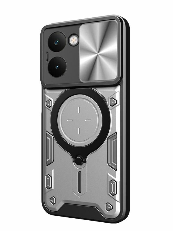 Чехол бронированный для realme P3 Ultra 5G противоударный с защитой камеры
