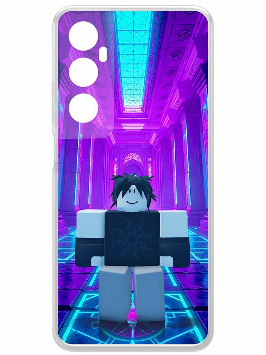 Чехол-накладка Krutoff Clear Case Roblox-Форсакен Ту Тайм (Forsaken Two Time) для Realme C65