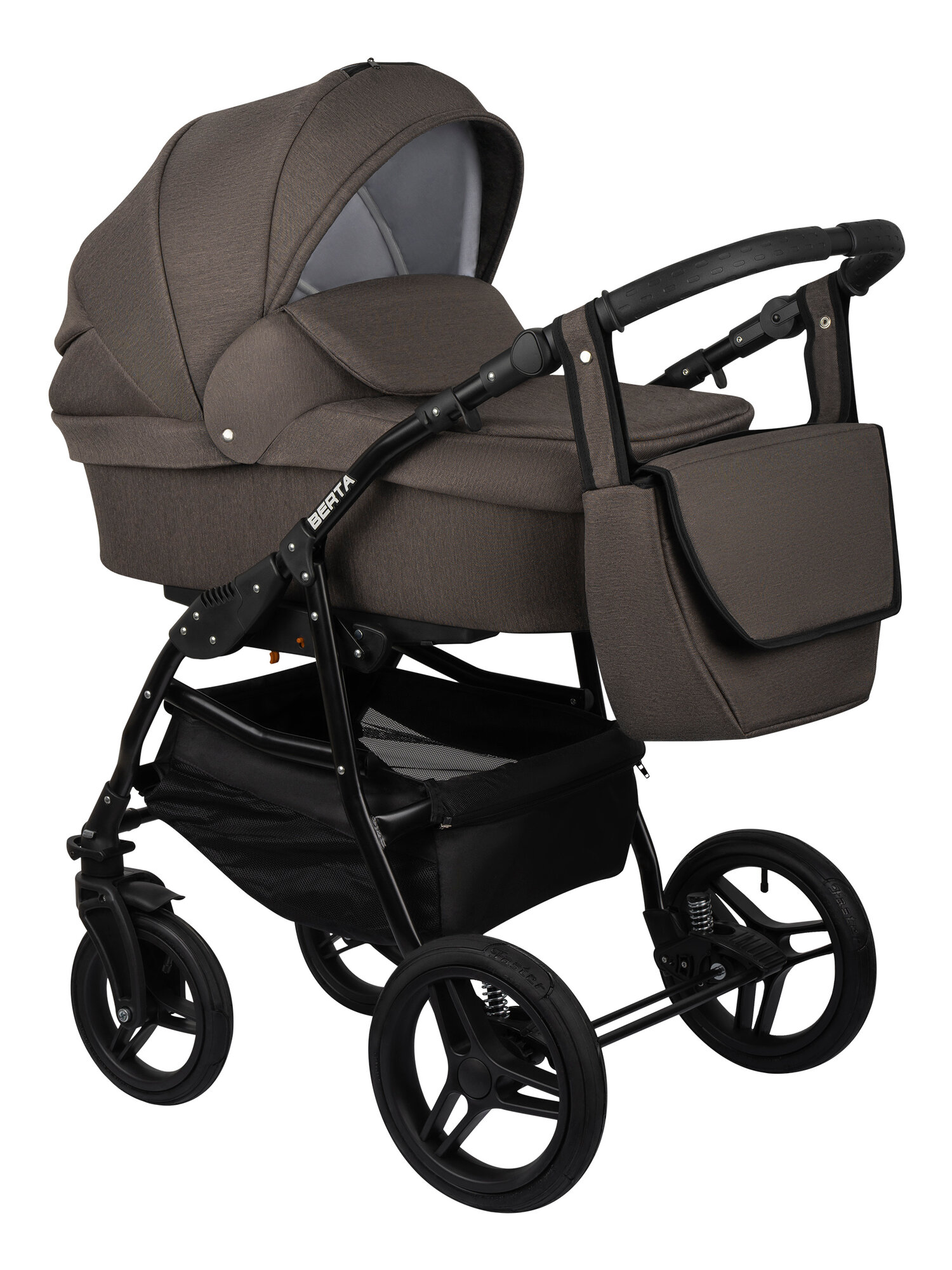 Коляска 3 в 1 Alis Berta универсальная (11), светло-коричневый