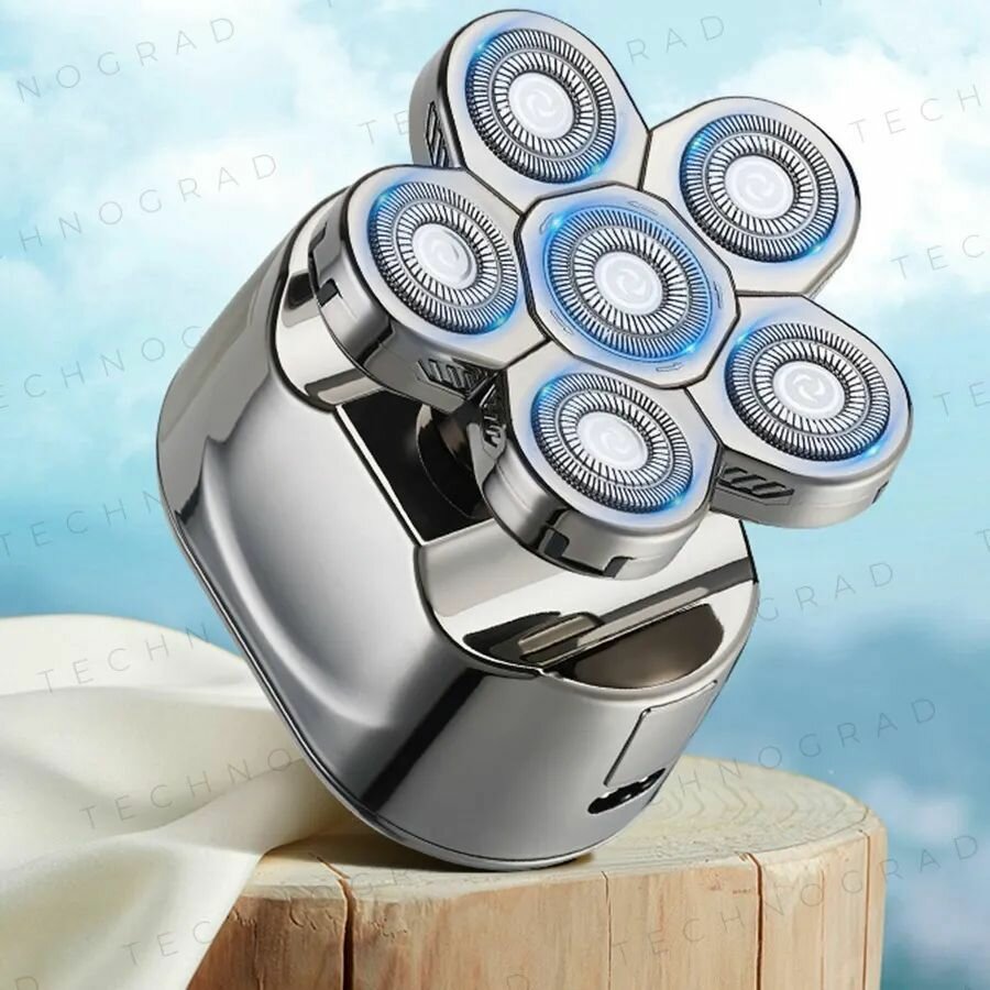 Многофункциональная электробритва для мужчин 10 в 1. Лучшая мужская электрическая бритва. Машинка для стрижки волос, для бритья.