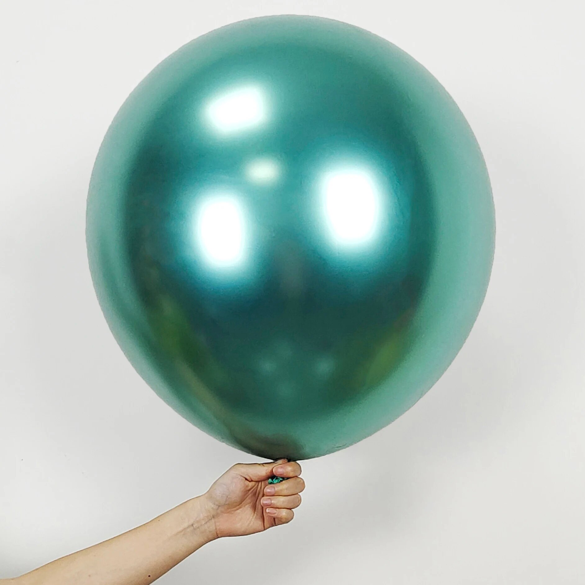 Золотые хромированные воздушные шары 36 дюймов Изумрудный, Metal green, 36inch 1pc