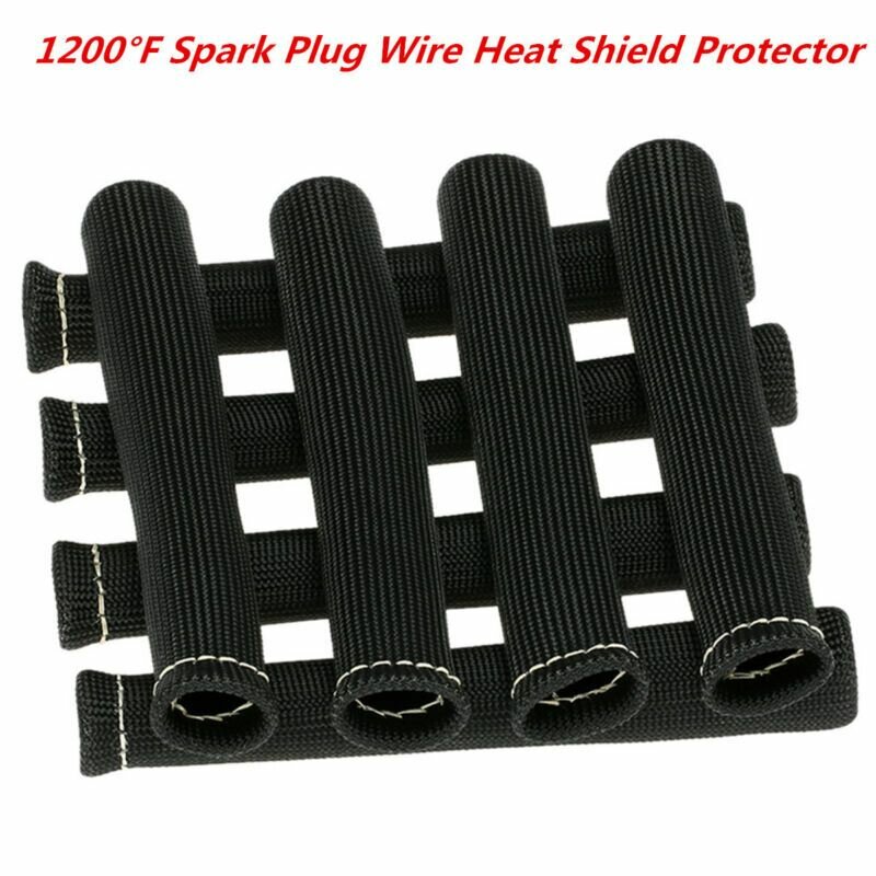 Черный Теплозащитный экран 1200 Для Защиты Проводов Свечи Зажигания Покрывает Втулку SBC BBC 350 454