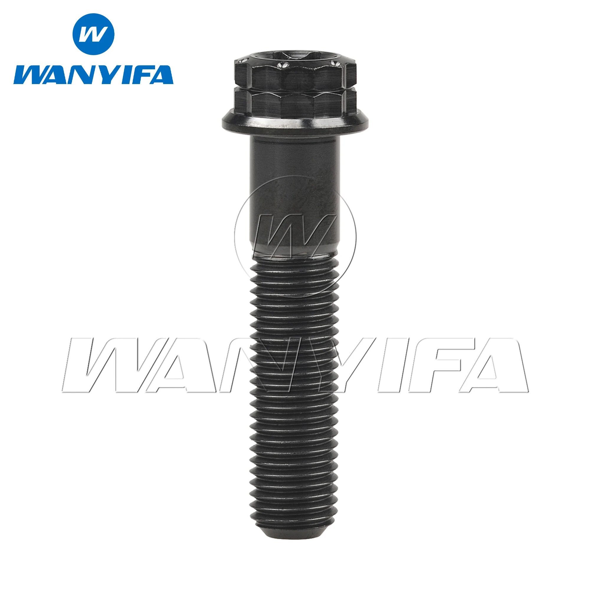 Титановые болты Wanyifa M10x20 M10 Pitch 1.25mm, Black, 70mm