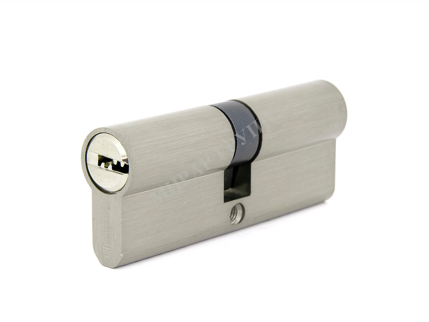 Цилиндровый механизм (личинка для корпусов замков, входных и межкомнатных) Palladium (Китай) ключ-ключ серии ZN матовый никель 40/40