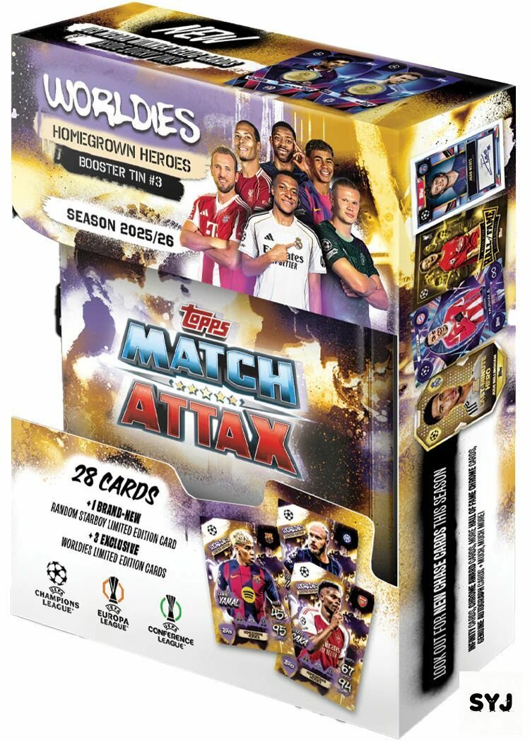 UCC Match Attax 2025/26 - Mini Tin - Homegrown Heroes Футбольная карточка