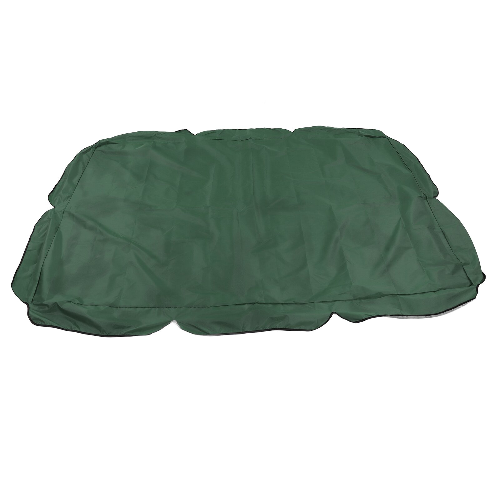 Водонепроницаемый навес для садовых качелей из ткани Оксфорд с серебристым покрытием, сменный чехол от солнца для садовых качелей, темно-зеленый.