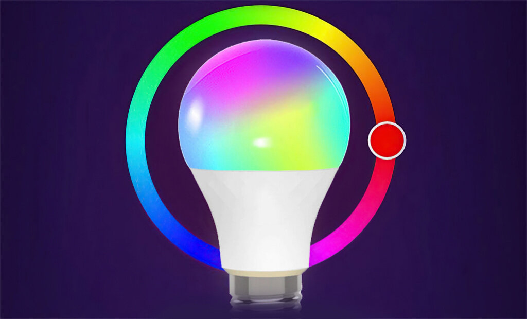 Смарт-лампочка А60, CARCAM Smart Home, Wi-Fi, 9 Вт, E27, 2700 - 6500 K, RGB — фото 1