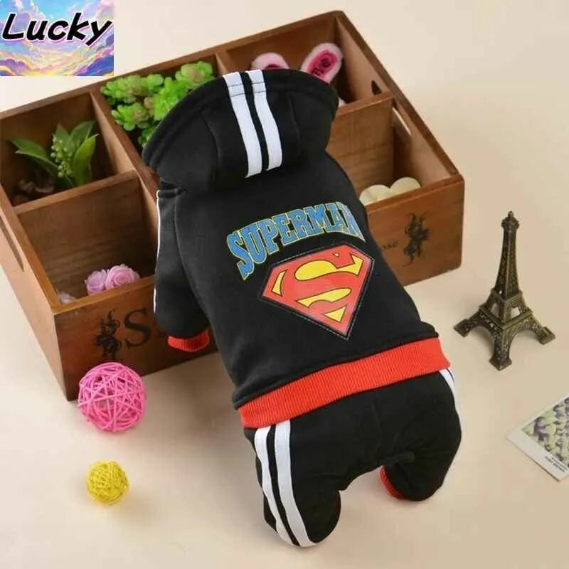 Мультяшные комбинезоны для домашних животных, Модная одежда для собак, Куртка для маленьких собак, Одежда для щенков