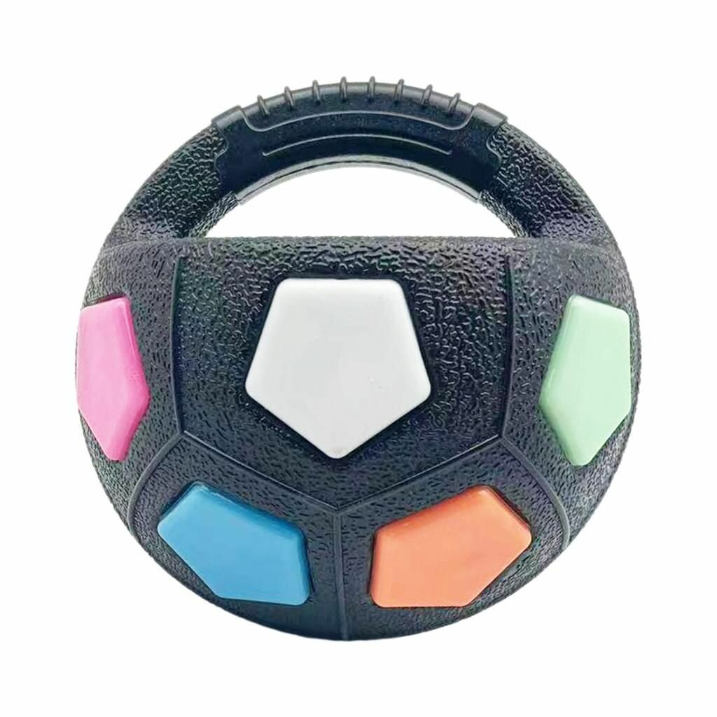 Мяч для собак футбольный, Черный