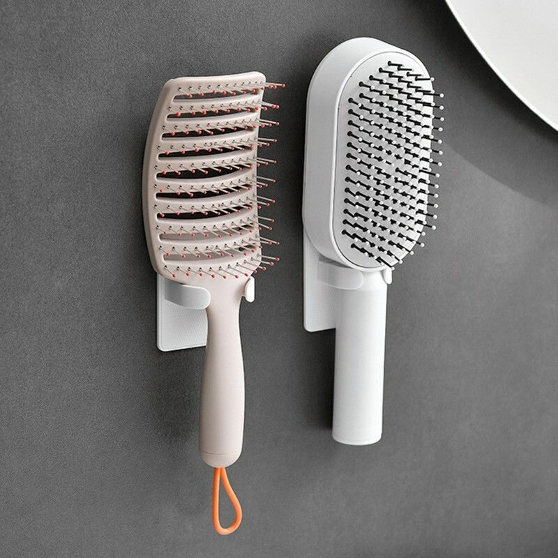 Держатель для расчески Без сверления Элегантный настенный органайзер для ванной комнаты