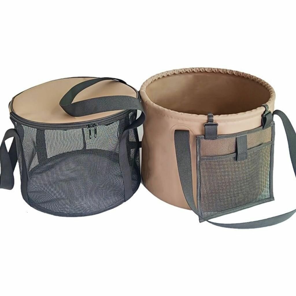 Многофункциональное складное ведро для воды 20 л, PVC, для активного отдыха