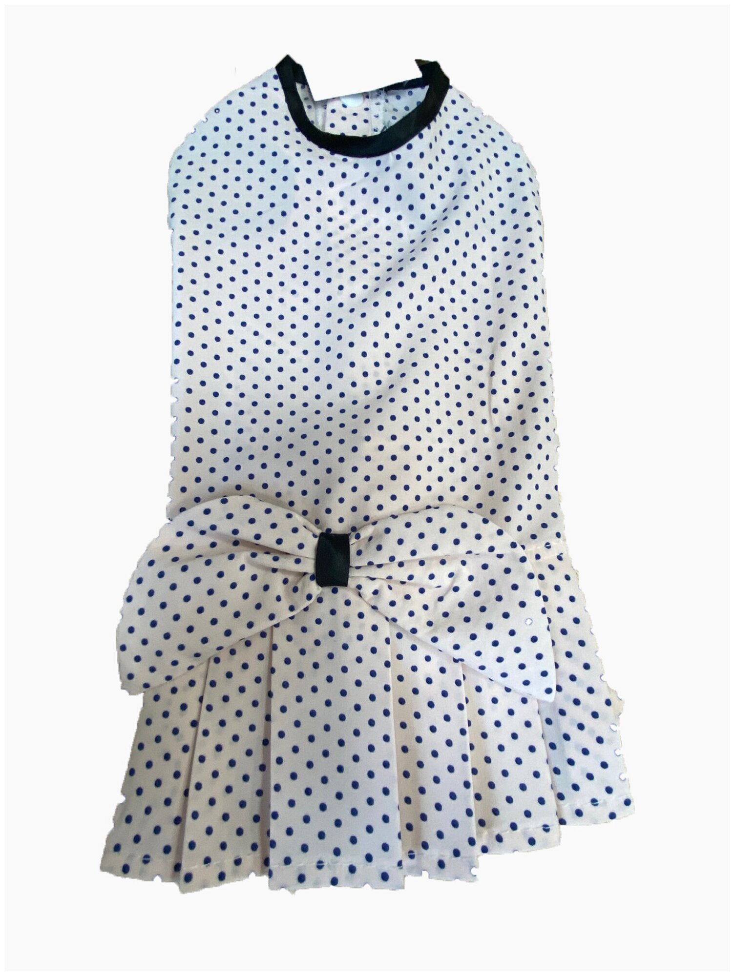 Dogs bomba платье для собак горошек белое 4