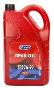 Масло трансмиссионное 80w90 comma 5л ep80w90 gl5 gear oil