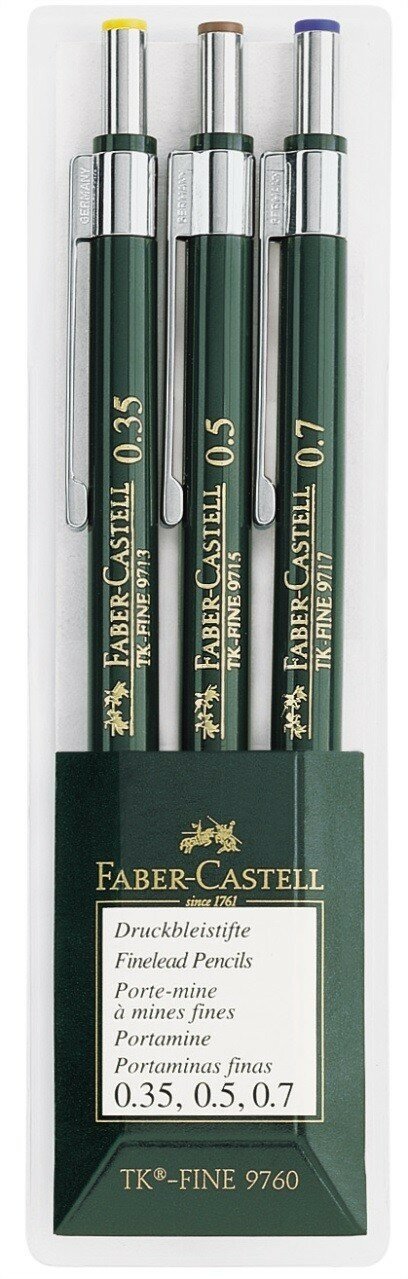 Механический карандаш Faber Castell Механические карандаши TK-FINE 971, набор типов