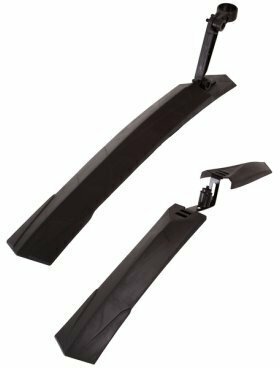 Крылья STG XGNB-034, переднее и заднее, колесо 24-26", пластик , черные. Х98843