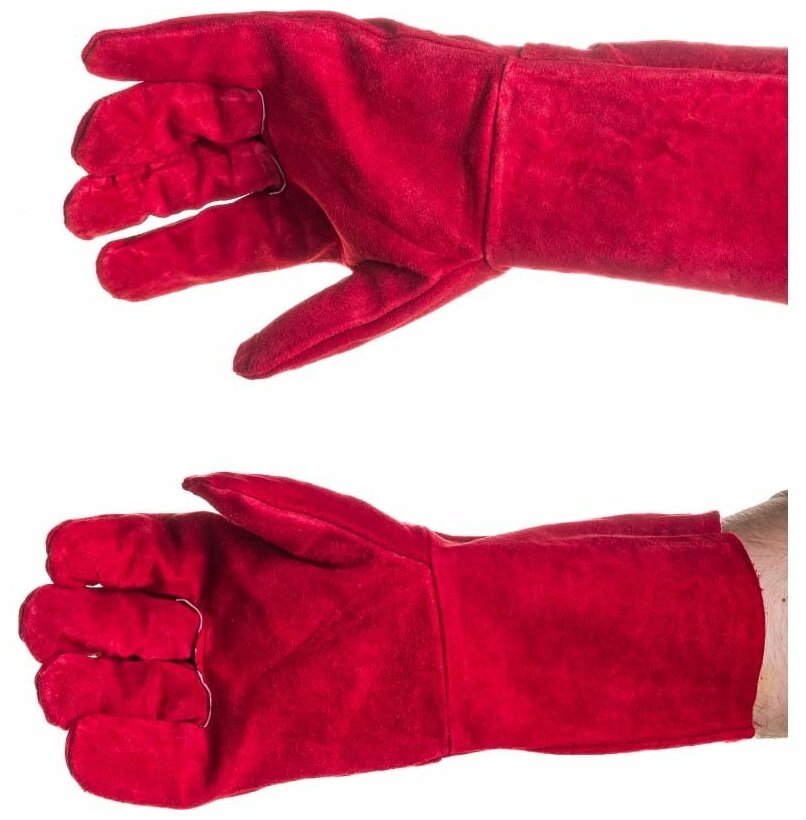 ZOLDER DH003 Спилковые краги размер 14 - надежная защита кистей при работе по дереву