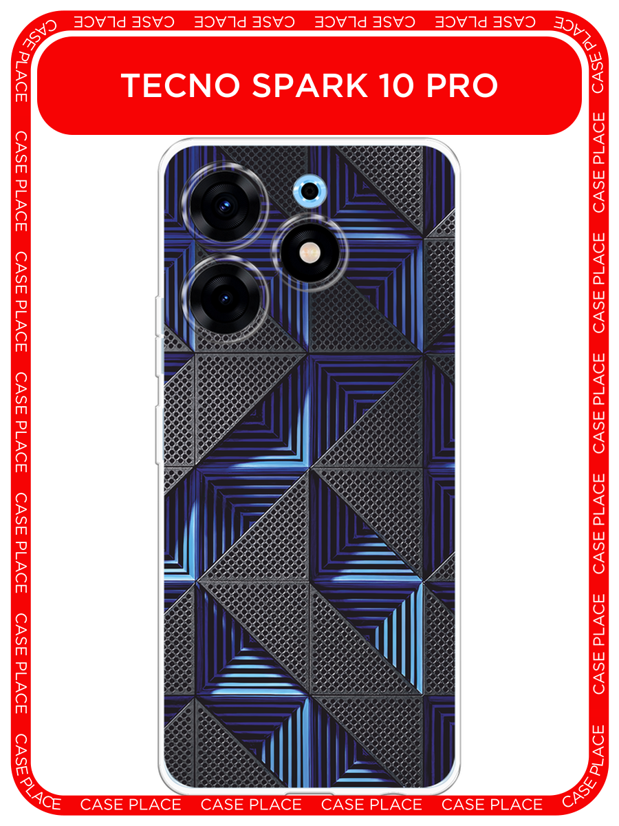 Чехол на Tecno Spark 10 Pro / Техно Спарк 10 Про с принтом IBM